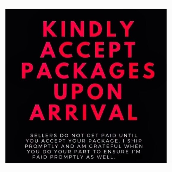 Accessories | Kindly Accept Packages Upon Arrival | Poshmark